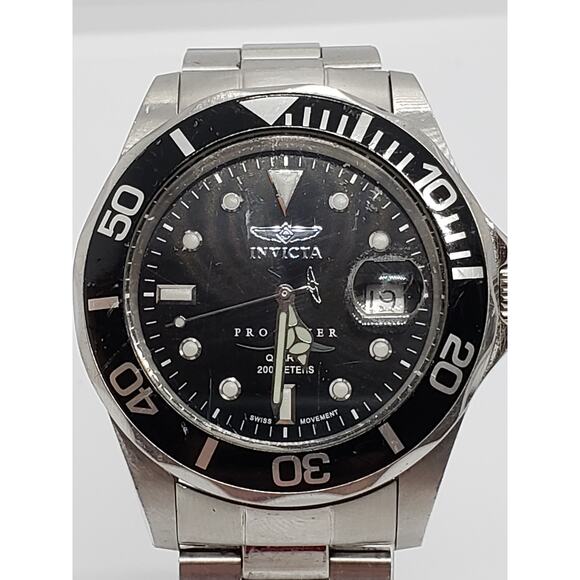 Invicta | Accessories | Mens Invicta Watch Black Face Water Resistant ...